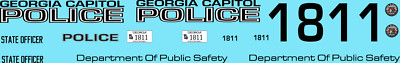 1/24 Georgia Capitol Police Department Waterslide Decals | eBay