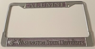 Washington State University Alumni Booster License Plate Frame WSU ...