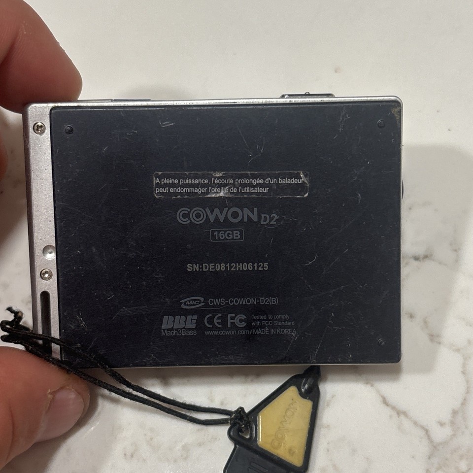 COWON D2 16GB Portable Multimedia Player iaudio Untested | eBay UK