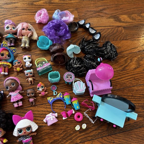 LOL Surprise Doll Lot Mini 30 Dolls 100+ Total Pieces Pets, Accessories ...