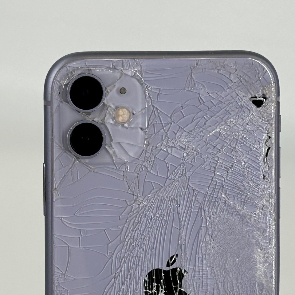 Apple iPhone 11 Purple 64GB Unlocked - Cracked Back/Battery Issue | eBay