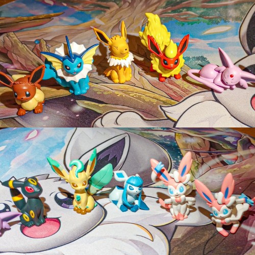 Eevee Evolutions Full Set Of 10 Pokémon Figure Tomy Eievui Best Wish Collection | eBay