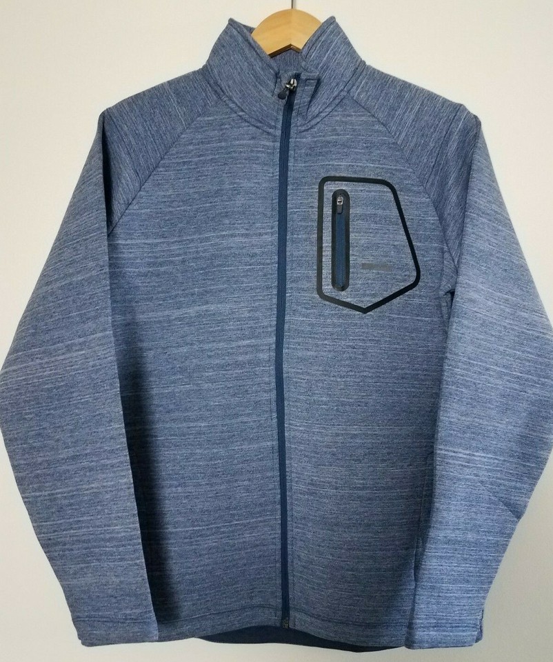 Avalanche Men's Green Blue Outdoor Thermal-Mid Layer Zip up Jacket Size ...