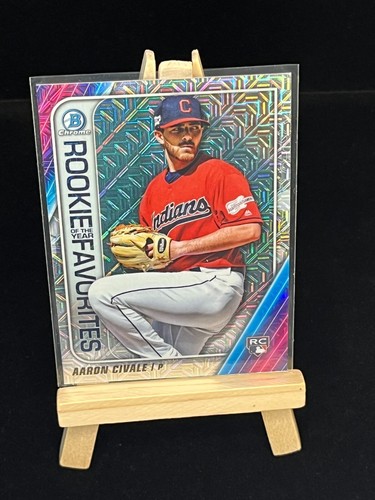 2020 TOPPS RoY Favorites - Aaron Civale (RC) Mojo #ROYF-AC - Clevland ...