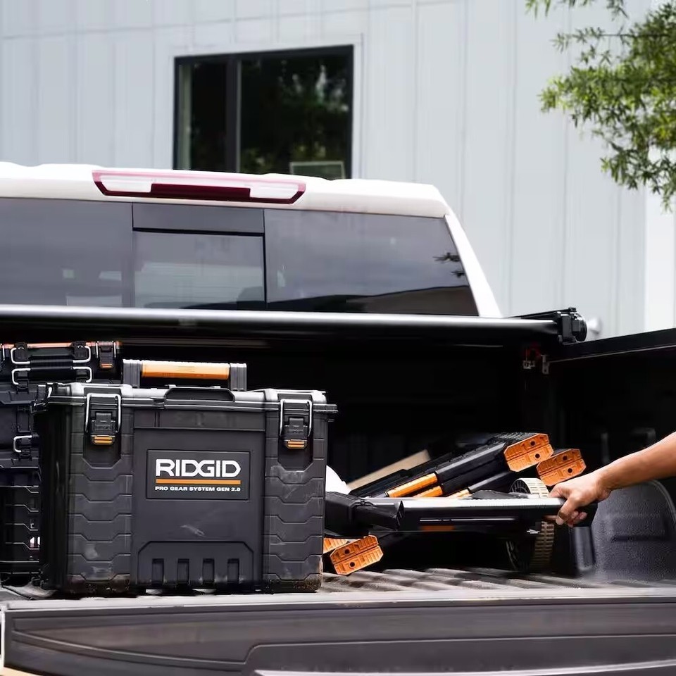 RIDGID Modular Tool Box Storage 2.0 Pro Gear System XL 22" Black Water ...