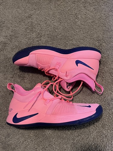 EYBL Nike PG 2 Size 11.5 men’s Basketball Shoes Pink Peach Jam Girl’s ...
