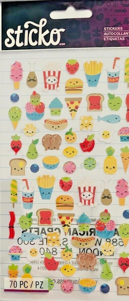 Sticko FOOD & DRINK themed~Adorable! U PICK! Quick Ship! | eBay