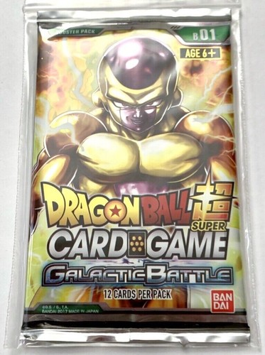 Galactic Battle B01 BT1 Booster Pack Dragon Ball Super Card Game DBS ...