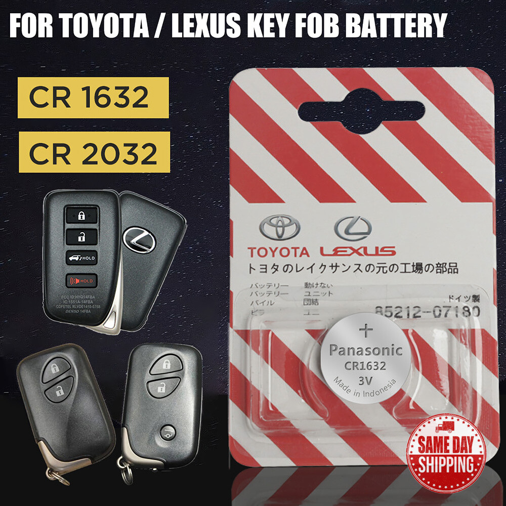 Genuine Lithium Coin Battery For Toyota Lexus Car SUV Key Fob Remote ...