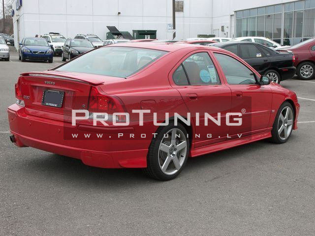 Fiberglass R Style Rear Bumper Spoiler (Lower Part) for Volvo S60 04-10 ...