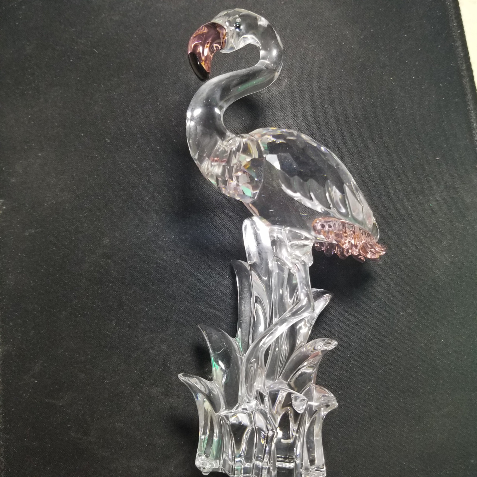 Swarovski Pink Flamingo Crysta Figurine 289733 6" Feathered Beauties | eBay