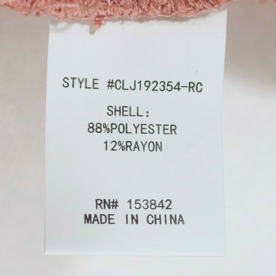 Code x Mode Knit V-Neck Pocket Cardigan Sweater Pink Size XS NWT | eBay