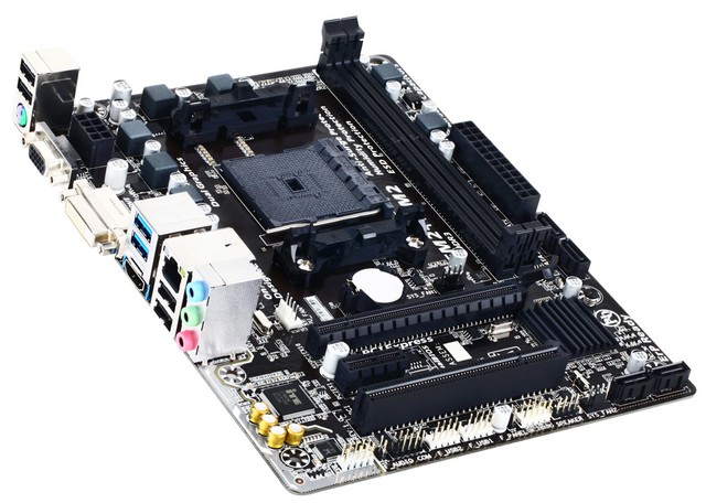 GIGABYTE Ultra Durable 4 Plus Mircro ATX Desktop Motherboard - AMD A68 ...