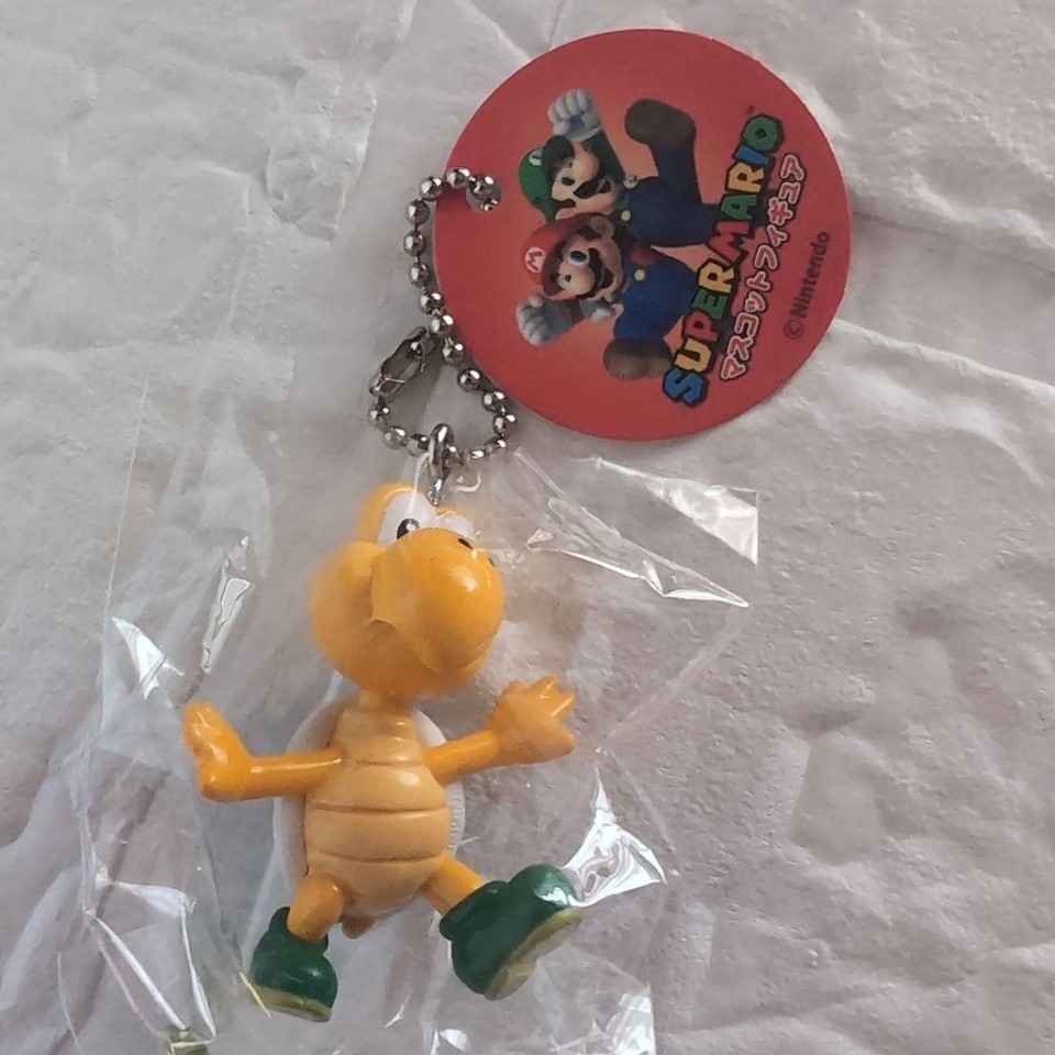 Nintendo Super Mario Mascot Figure Koopa Troopa Killer Ball Chain Strap ...