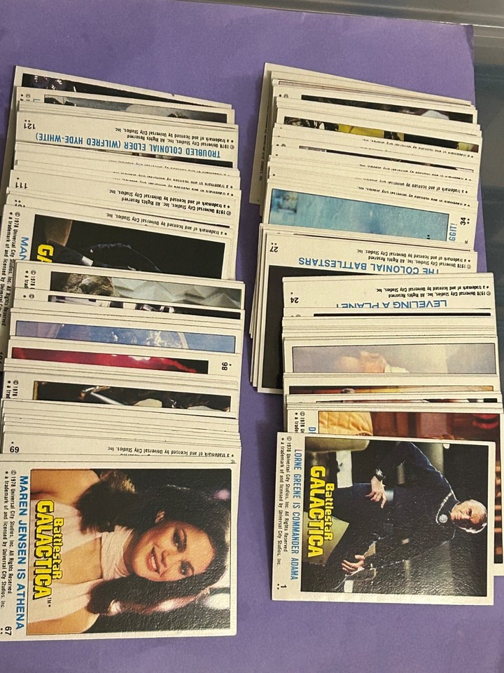 1978 Topps BATTLESTAR GALACTICA Complete 132 Card SET Movie Sci-fi | eBay