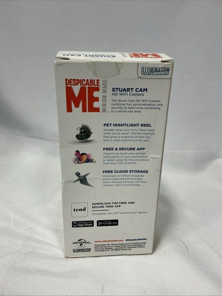 Stuart Cam DESPICABLE ME MINION , HD WiFi Camera With Two-way audio New ...