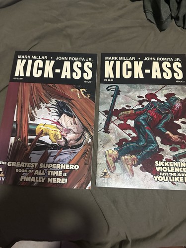 KICK-ASS # 1 and 2 1st Appearance In Comic, Mark Millar ICON , 2008 | eBay