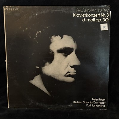 RACHMANINOV Piano Concerto #3 - PETER ROSEL, Kurt Sanderling - ETERNA ...