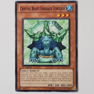Crystal Beast Emerald Tortoise - LCGX-EN157 - MP/HP - Common - 1st ed ...
