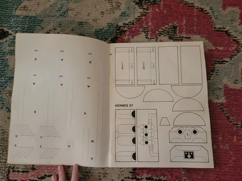 Vintage Paper Robots To Color Cut-out and Fly book uncut retro paper ...