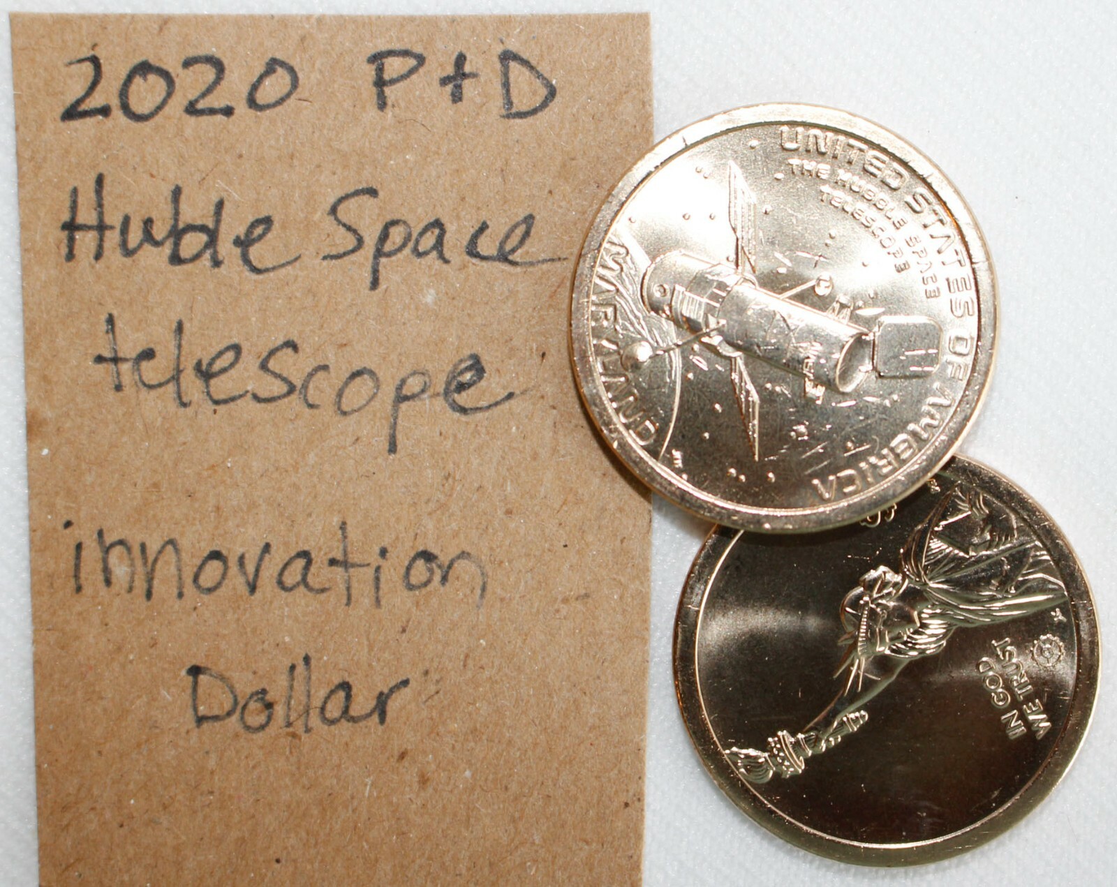 2020 P and D Minted Hubble Space Telescope Innovation Dollars $1 US ...