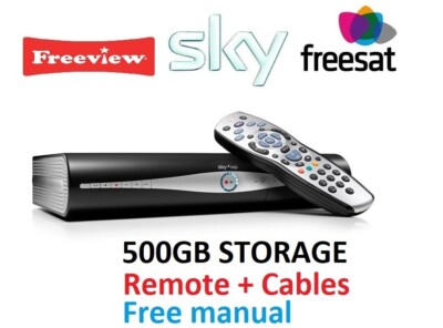 SKY + HD BOX 500GB (W/ REMOTE CONTROL & CABLES) SLIMLINE PLUS DRX890 ...