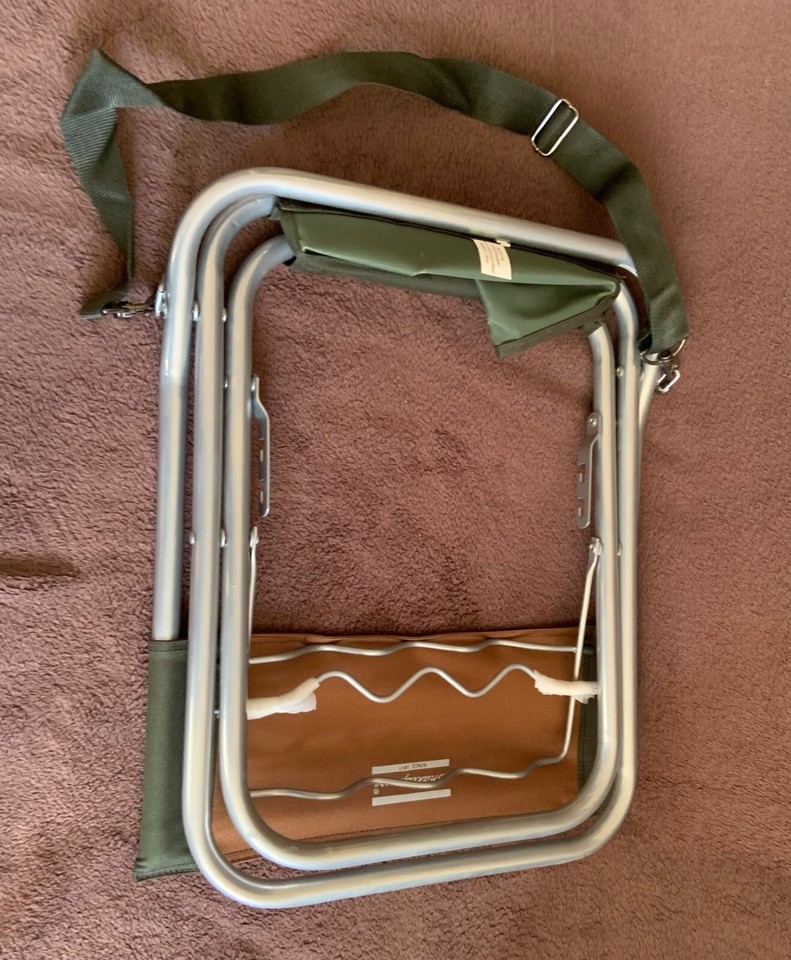 Shakespeare Folding Fishing Chair - Rod Rest - Lightweight - Carry ...