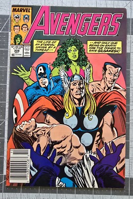 Avengers #308 (Marvel Comics October 1989) Lava Men Appearance VF | eBay