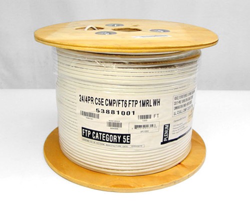 Honeywell Genesis 24/4PR C5E CMP/FT6 FTP 1MRL WH Cable 53881001 1000ft ...