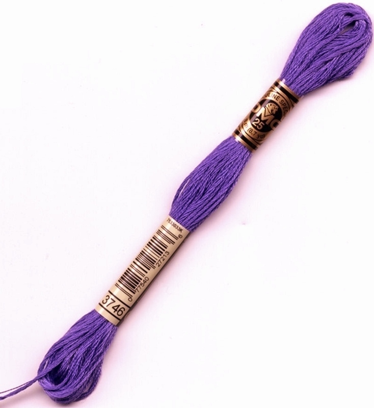 DMC® Embroidery/X-Stitch Floss #3607-4520, B5200, E168, E3852 8.7yd ...