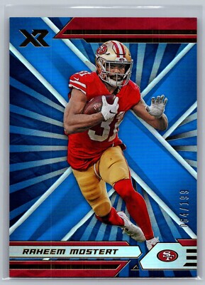 2021 Panini XR #90 Raheem Mostert /199 Blue | eBay