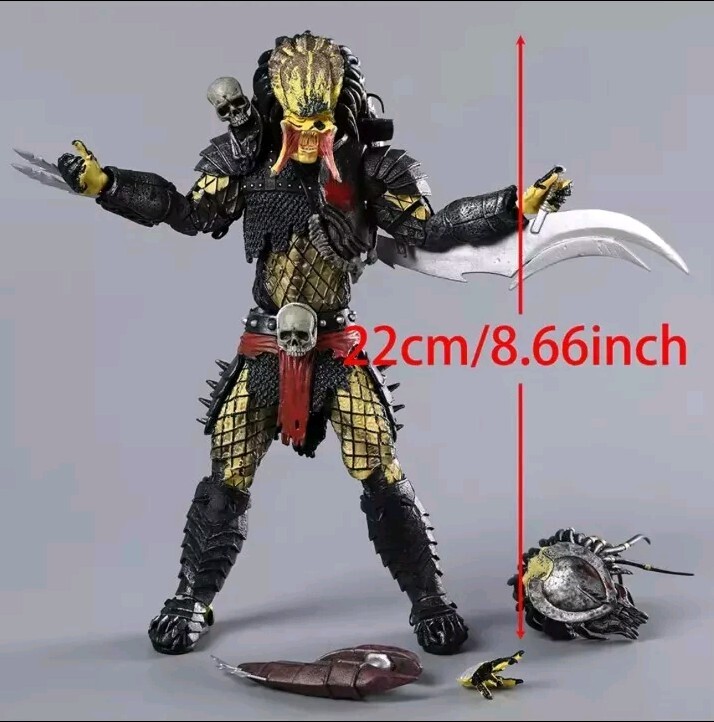 NECA Predator CONCRETE JUNGLE 7" Action Figure 1:12 Scale Alien Prey ...
