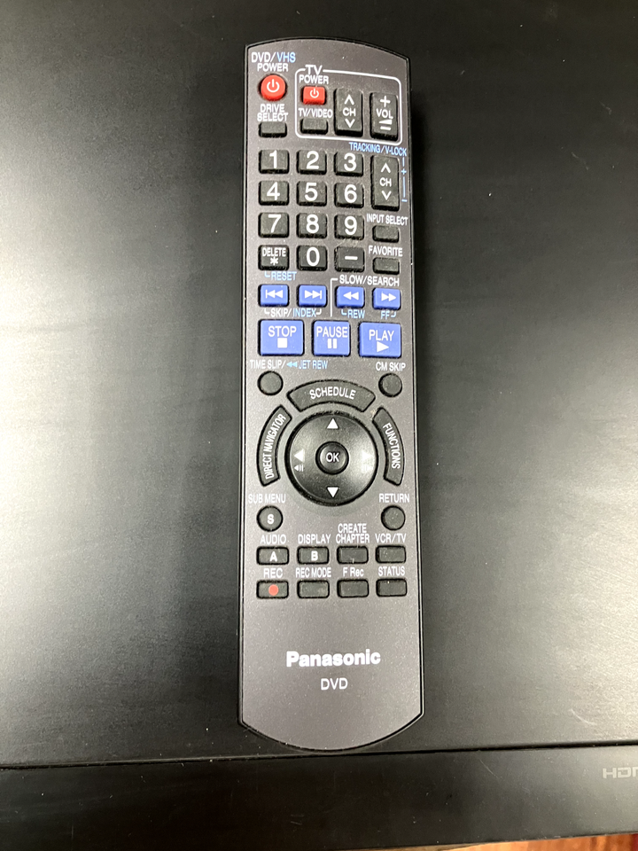 Panasonic VHS/DVD VCR + Remote DMR-EZ48V- Excellent Shape / Working ...