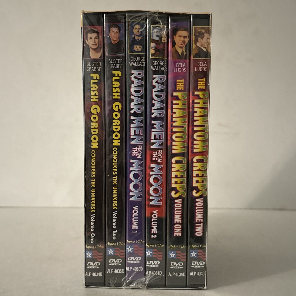 Science Fiction Serials DVD 2003 6-Disc Set Collector Library Flash Gordon Alpha 89218050892| eBay