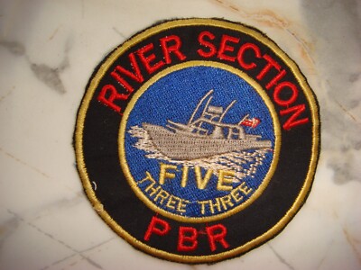 US NAVY RIVER SECTION 533 PBR MEKONG DELTA, VIETNAM WAR PATCH | eBay