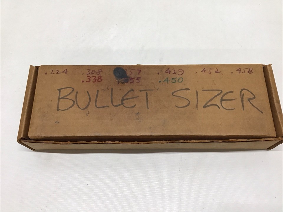 Gunsmith’s Bullet Sizing Die LOT w Extras .355 .224 .450 .338 .308 .357 ...