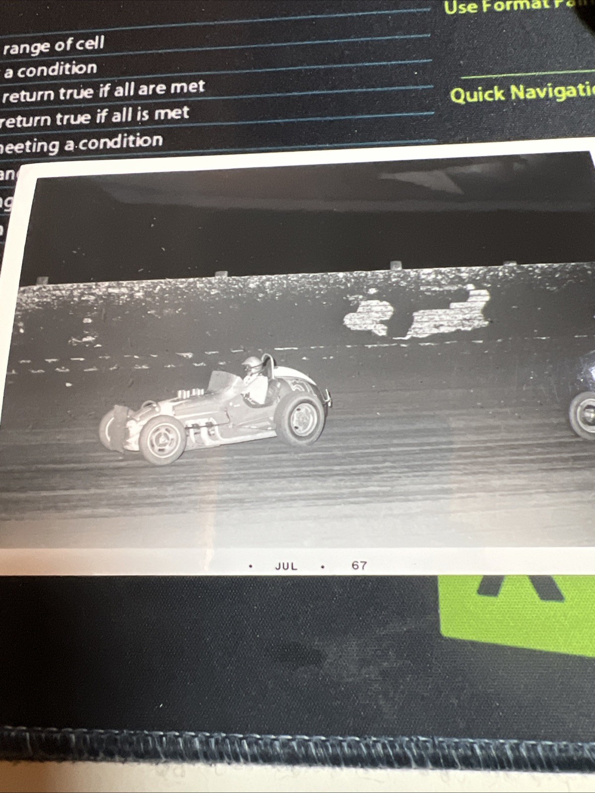 Vintage USAC Sprint Car B&W 3 1/2”x 5” Photo | eBay