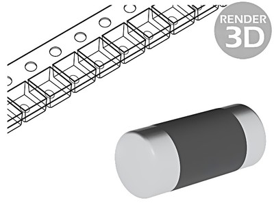 10X BZV55-B20.115 BZV55-B20,115 Diode: Zener 0,4/0,5W 20V SMD Rolle ...