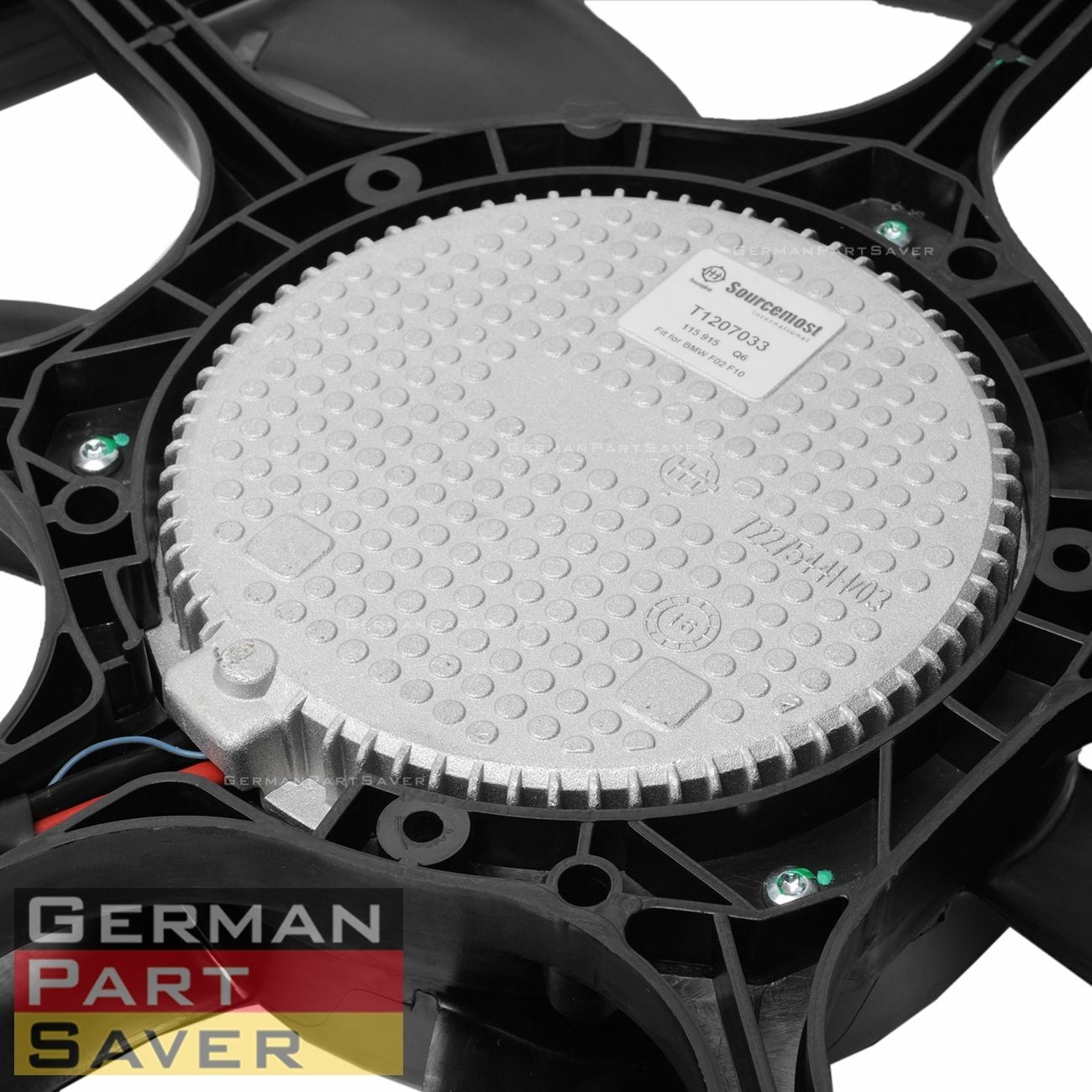 Radiator Condenser Cooling Fan Motor Assembly for BMW F10 528i 2011 ...