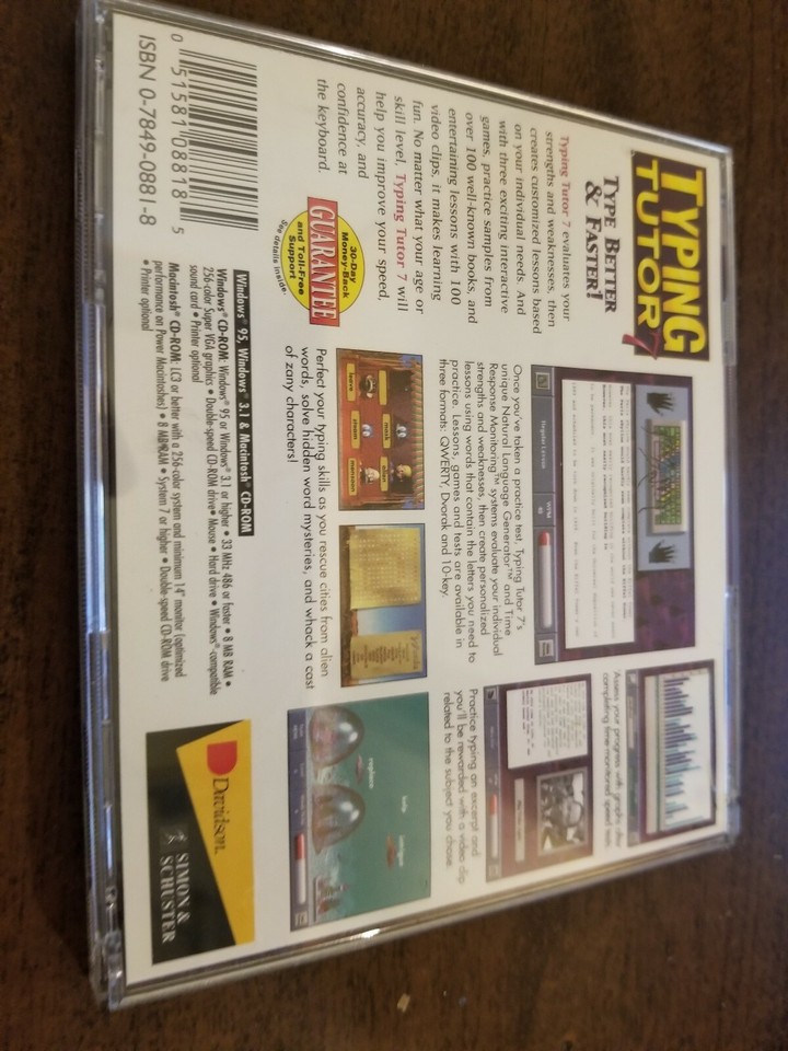 Typing Tutor 7 CD windows mac | eBay