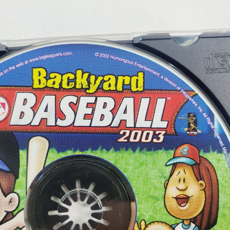 Backyard Baseball 2003 PC CD-ROM Windows Mac Video Game Mike Piazza ...