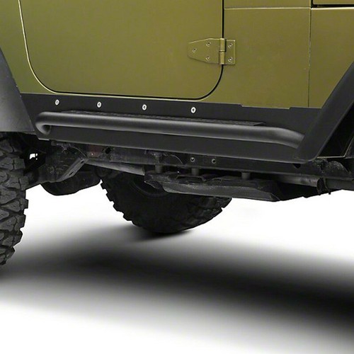 Pair Rocker Slider Guards Running Board Side Step for 1997-2006 Jeep ...