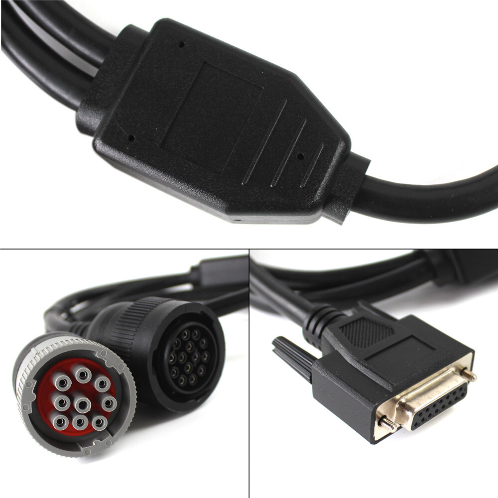 9 Pin and 6 Pin Connector Cable For CAT Diagnostic Adapter Tool ET-III 3177485 | eBay Australia