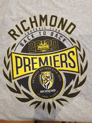 RICHMOND PREMIERS 2020 T-SHIRT SIZE 4XL NEW WITH TAG | eBay Australia