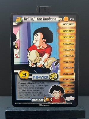Dragon Ball Z CCG Krillin the Husband LV2 134 World Games Saga ...