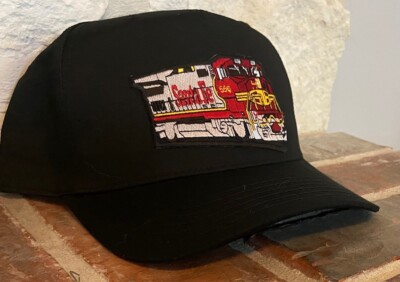 Cap / Hat- (Black) Santa Fe Locomotive (ATSF) #22287 NEW | eBay