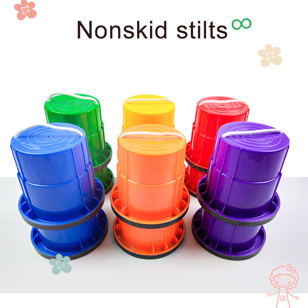 Children Bucket Stilt Toys Walking Cups Toy Stilts Outdoor Games ...