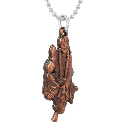 Pure Copper Shirdi Sai Baba Chain pendant | eBay