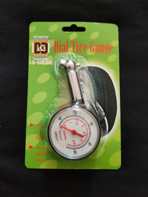 Car Auto Bike TIRE PRESSURE GAUGE PSI Dial Easy Read Air Chamber ...