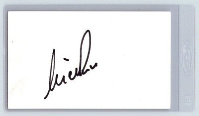Nick Price (b. 1957) HOF Signed 3x5 Index Card (48 Pro Wins) 3 Majors ...